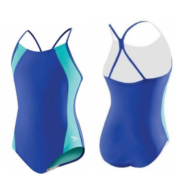 Speedo | Swim | Speedo Dark Peri Girls One Piece Swimsuit | Poshmark